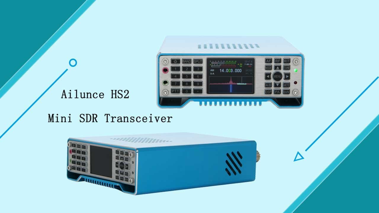 Ailunce HS2 HF VHF UHF SDR Transceiver Basic Operation Introduction ...