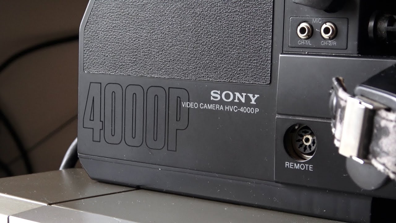 Sony HVC 4000 - un'accensione fortunata - YouTube