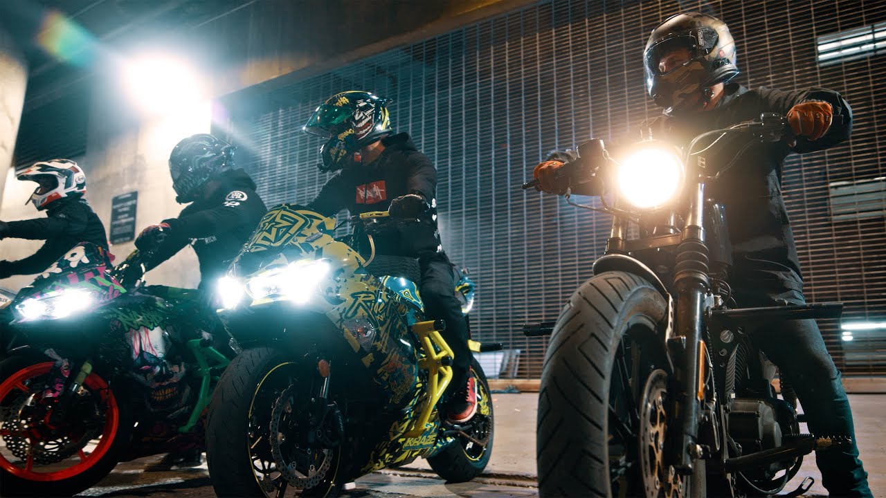 Stunt Riding in Los Angeles | Canon R5C Footage - YouTube