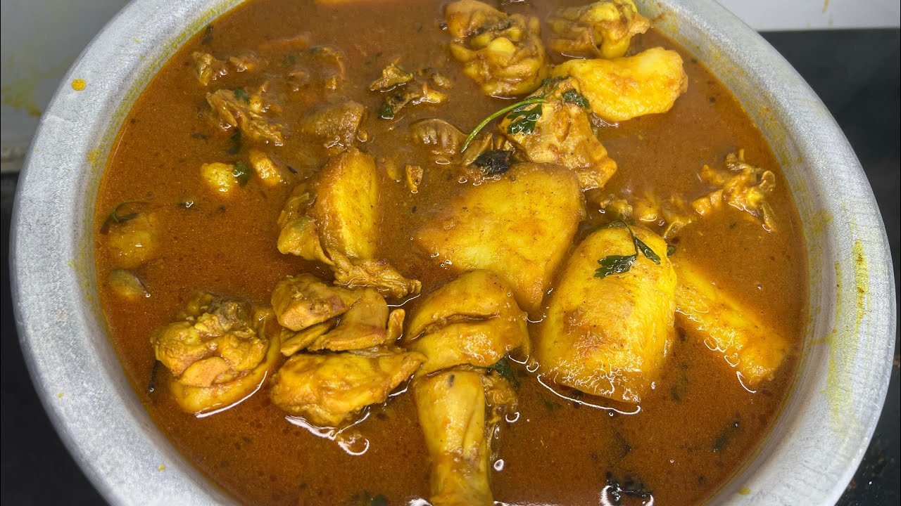 Ajker recipe Aalu dia chicken jhol 🐣🐥🐤🐓🍗🍚🥘🥘🍚🍚🤤🤤🤤 - YouTube