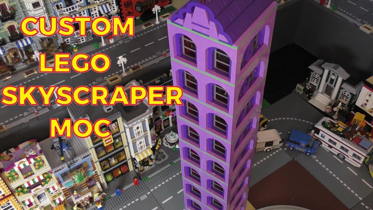 Placing a Custom Lego Skyscraper in My City! - YouTube