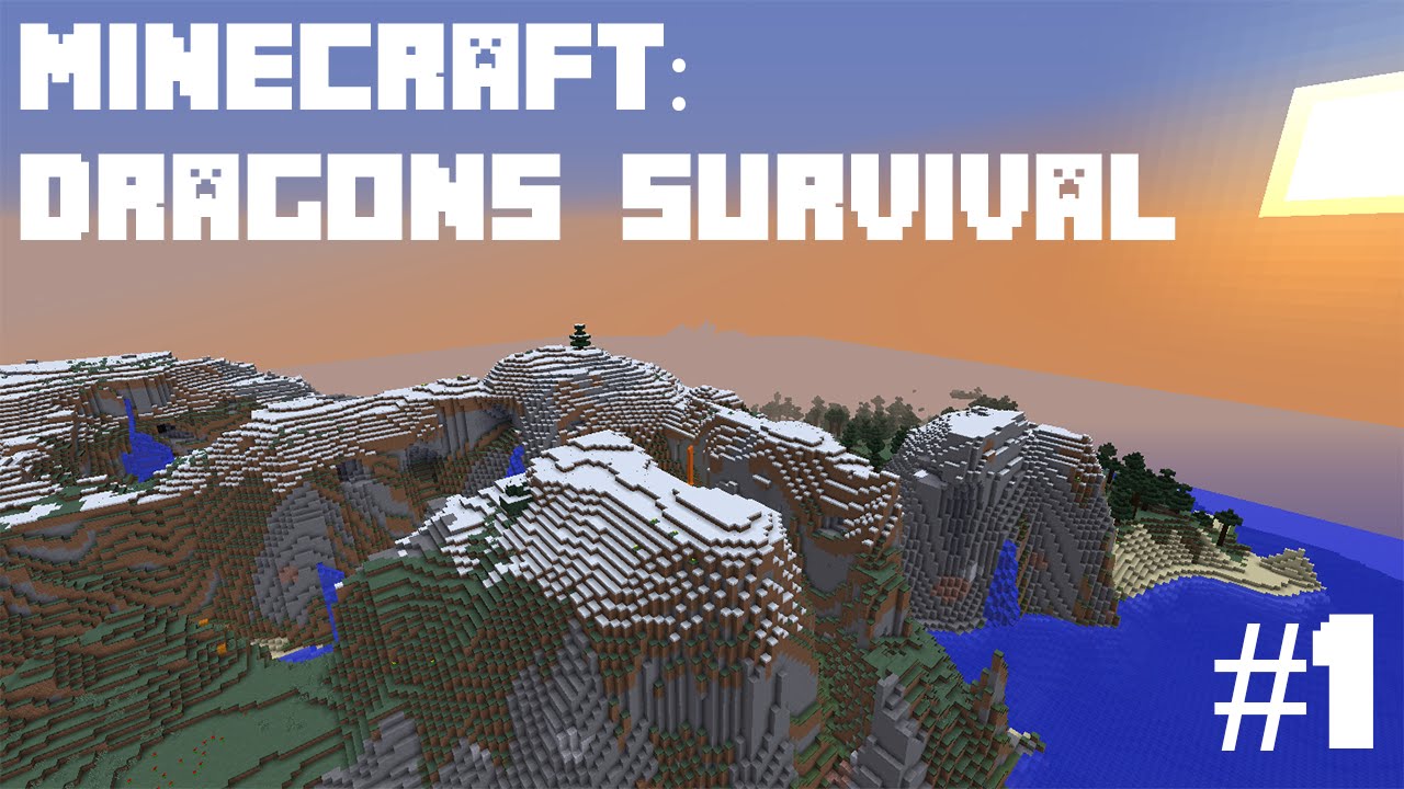 Minecraft: Dragons Survival | Episode 1 - YouTube