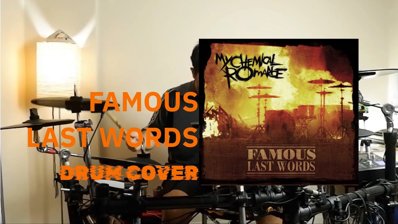 [COVER] My Chemical Romance - Famous Last Words | ELECTRONIC DRUM - YouTube