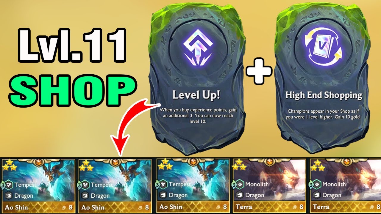0.1% Chance Lvl.11 Shop! = Free 3 Star 8 cost | TFT SET 7.5 - YouTube