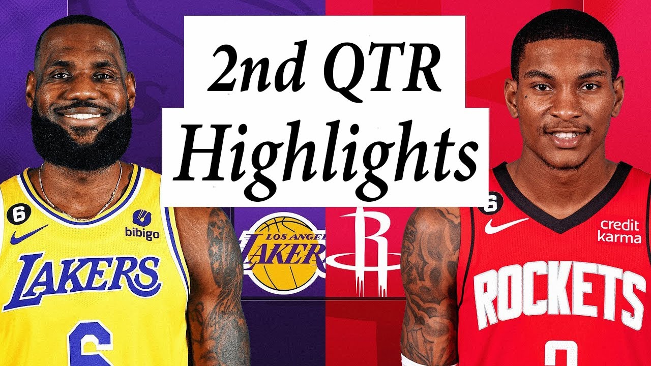 Houston Rockets vs. Los Angeles Lakers Full Highlights 2nd QTR | Apr 2 ...