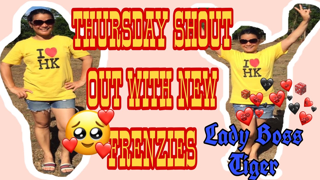 THURSDAY SHOUT OUT WITH NEW FRENZIES - YouTube