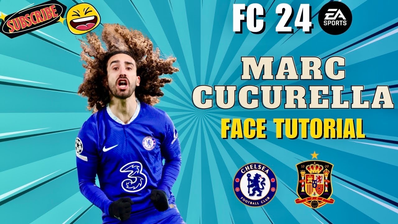 EA FC 24 MARC CUCURELLA - Pro Clubs Career Mode LOOKALIKE Face Creation ...