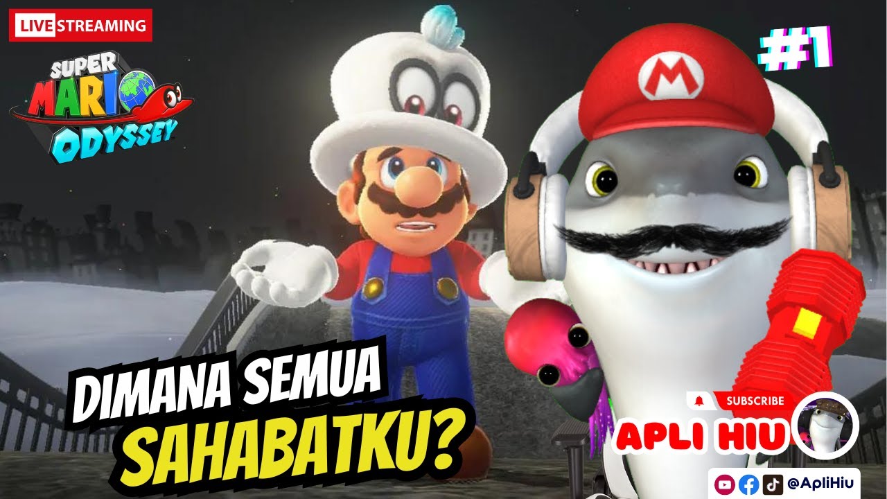 PETUALANGAN BARU PAK KUMIS - Super Mario Odyssey Indonesia Part 1 - YouTube