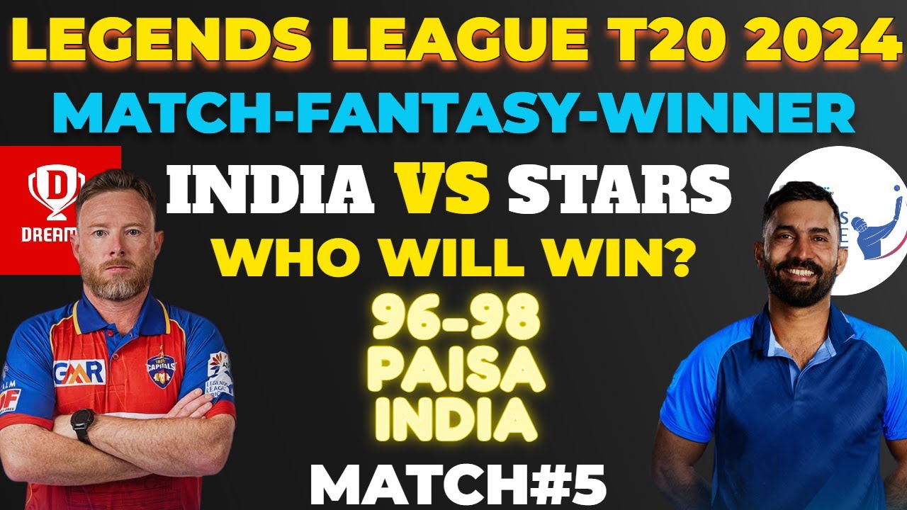 India Capitals Vs Southern Super Stars 5th Match LLC T20 2024 ...
