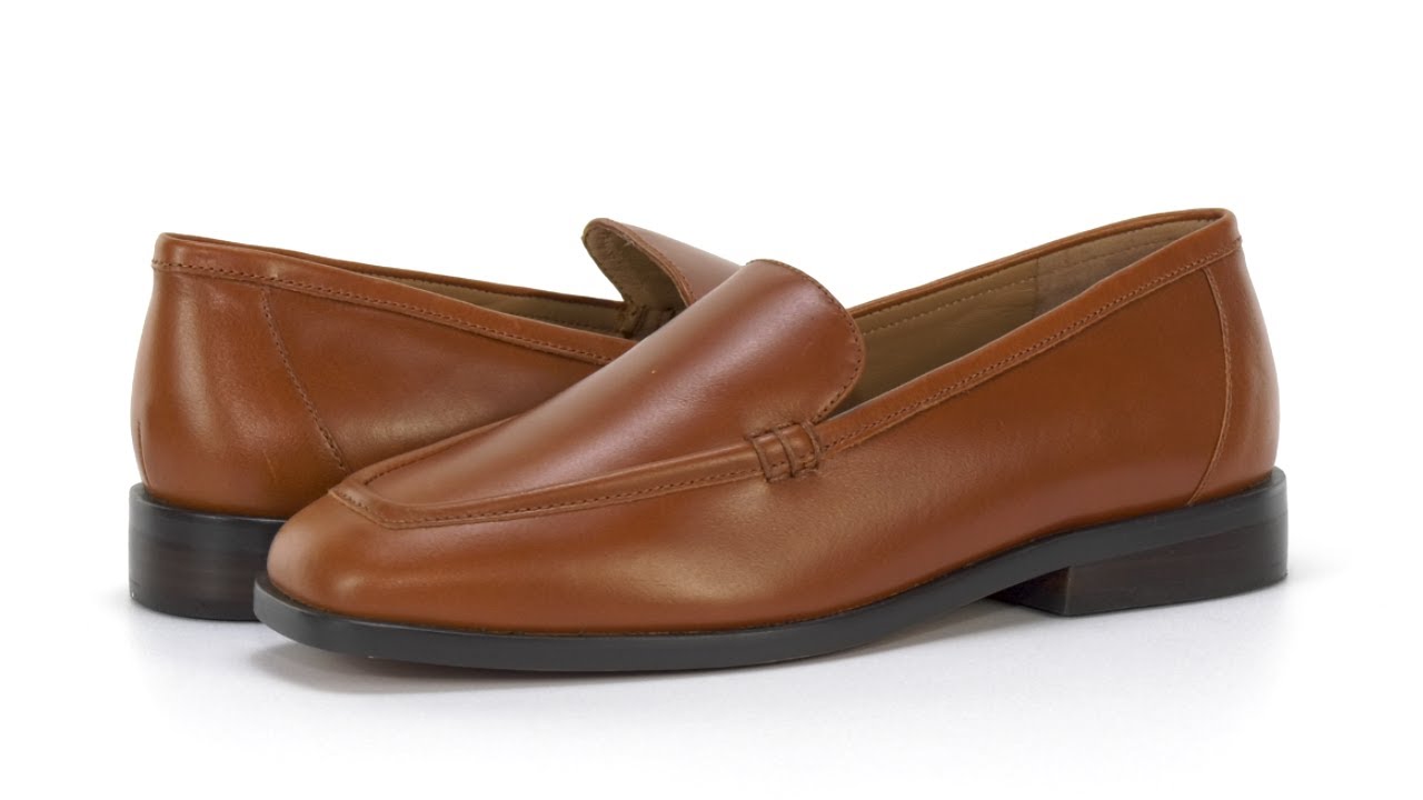 Madewell Ludlow Square Toe Clean Loafer SKU: 9944390 - YouTube