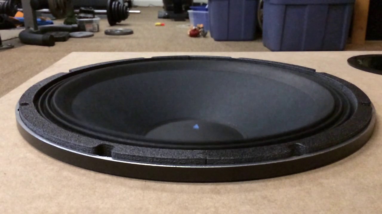 Excursion test of Denovo 15" high xmax pro woofer (manufactured by ...