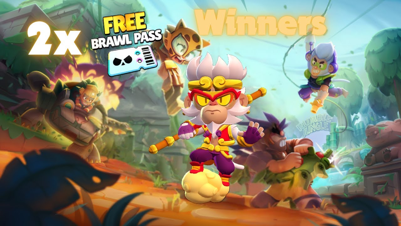 🎉 2 Brawl Pass Giveaway Winners + Mico Ranked Gameplay! 🐵🔥 - YouTube