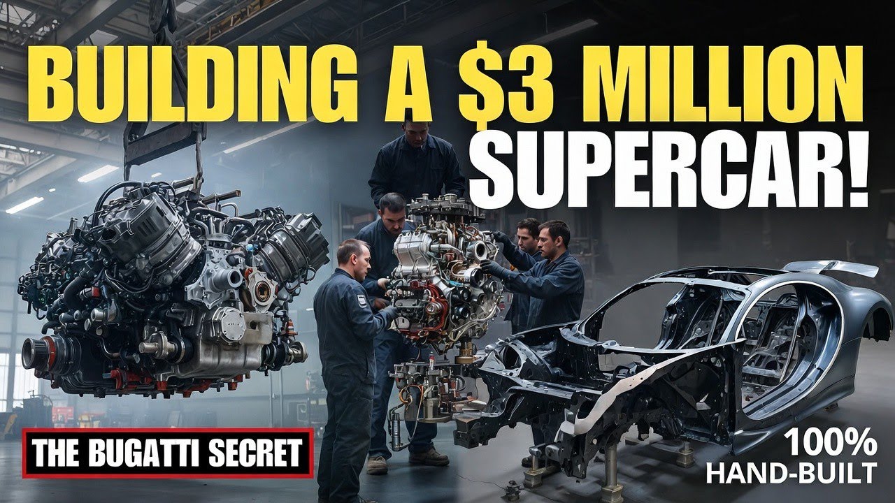 Bugatti Chiron Inside the Factory | How a $3M Hypercar Is Built Step by ...