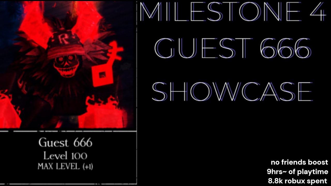 Milestone 4 Guest 666 Showcase Youtube