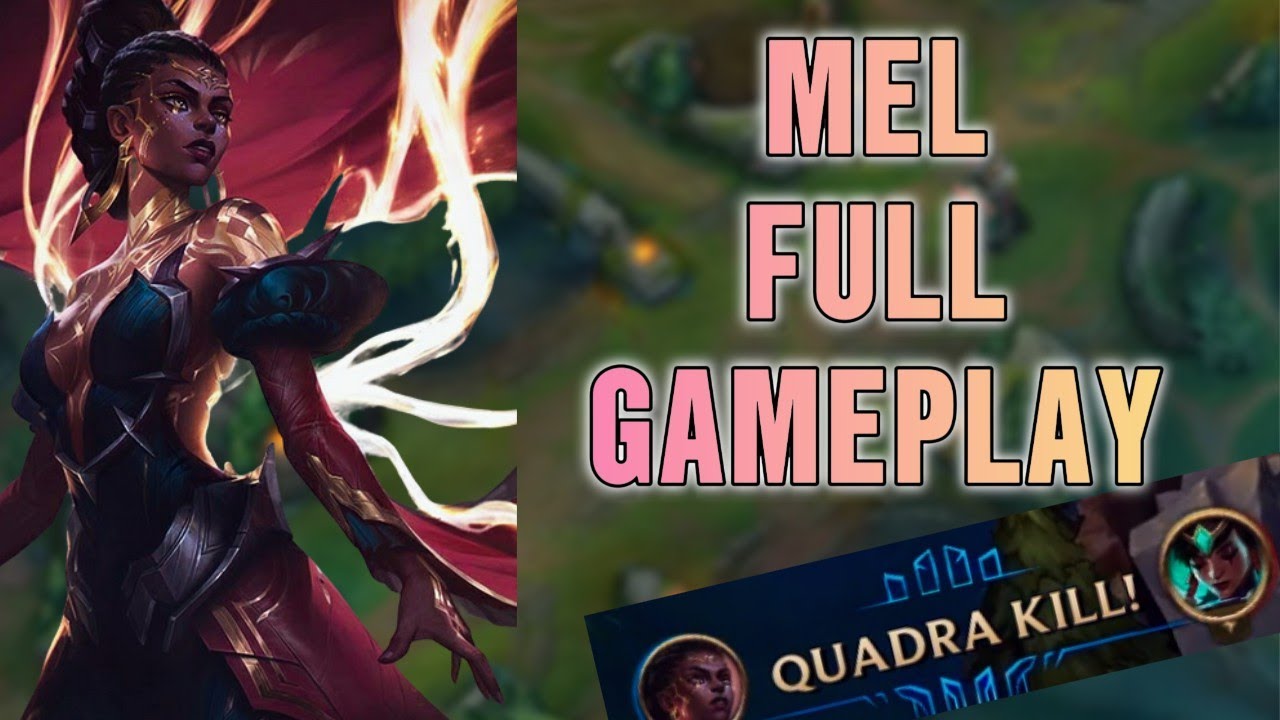 Challenger Mel Full Gameplay | 1v3 MID | League of Legends - YouTube