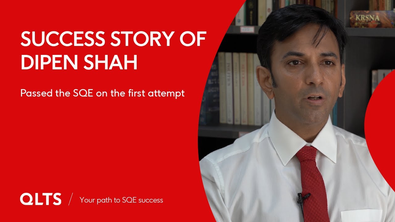 SQE Success Story Video of Dipen Shah – QLTS School's Former Candidate - YouTube