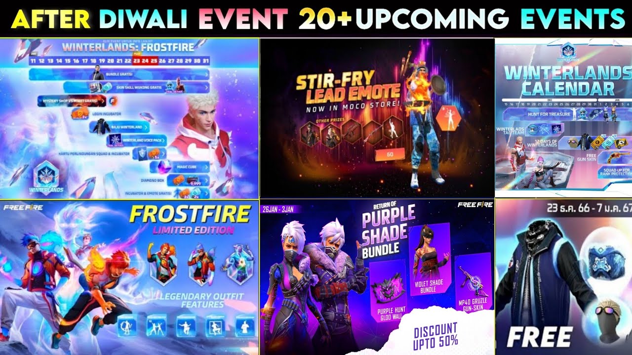 PURPAL SHADE BUNDLE RETURN |FF NEW EVENT | FREE FIRE NEW EVENT ...