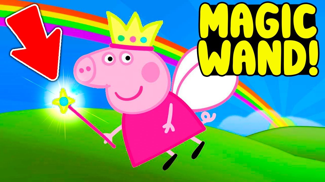 The AMAZING MAGIC WAND of PEPPA PIG! - YouTube