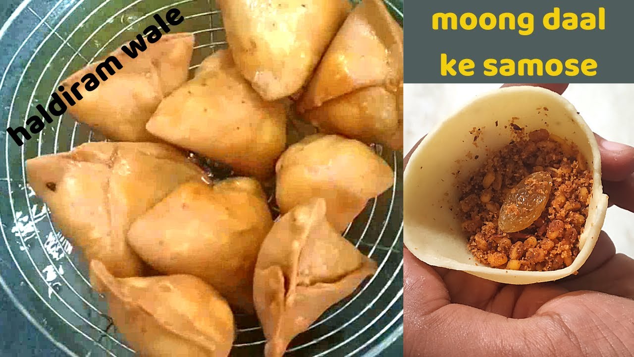 Haldiram moong daal ke samose | Haldiram mini Samosa recipe | mini ...