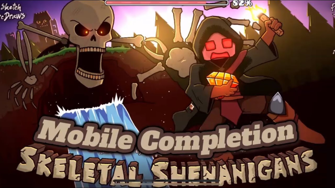 “Skeletal Shenanigans” Mobile 100% (Demon) | Geometry Dash 2.2 - YouTube