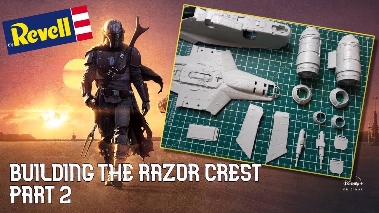 Star Wars The Mandalorian Razor Crest 1/72 Revell model kit build ...