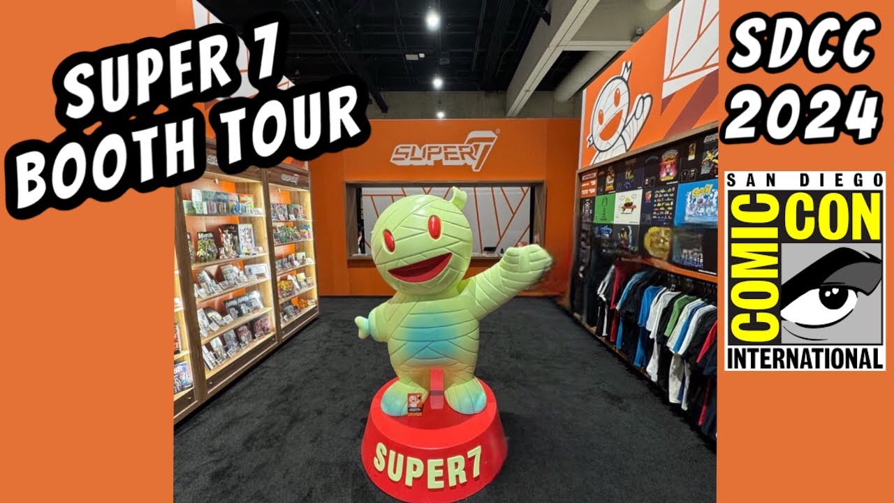 SDCC 2024 Super 7 Booth Tour San Diego Comic Con - YouTube
