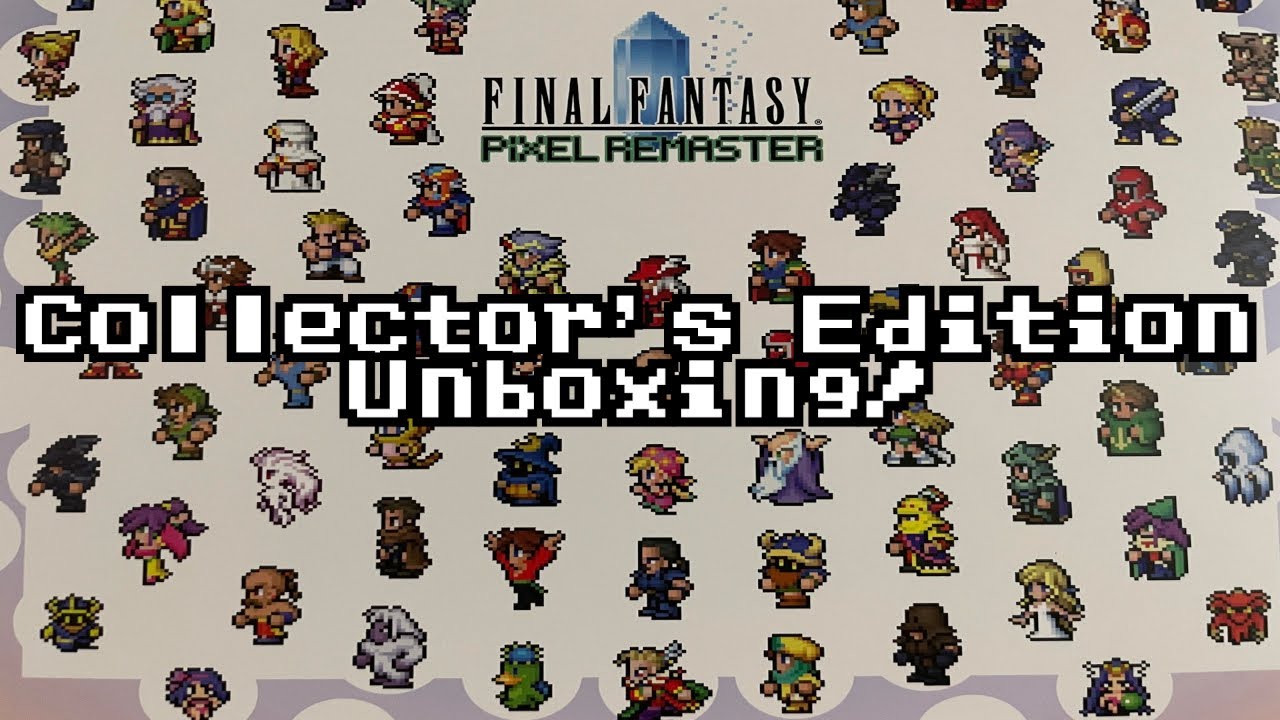 ~ Final Fantasy Pixel Remaster Collector's Edition Unboxing! ~ - YouTube