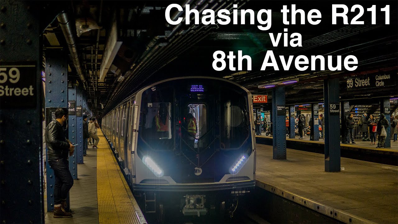 MTA IND Subway: R211T Chase via 8th Avenue - YouTube