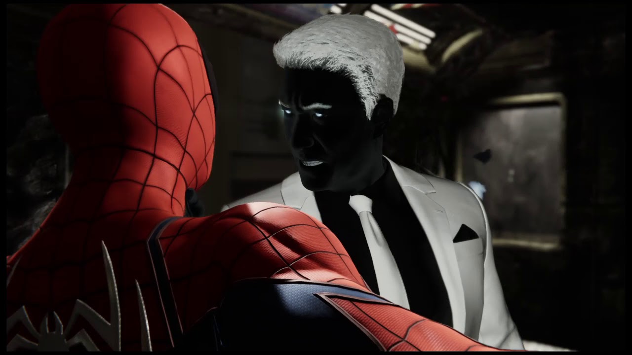 Spider-Man PS4 Martin Lee vs Spider-Man train fight - YouTube