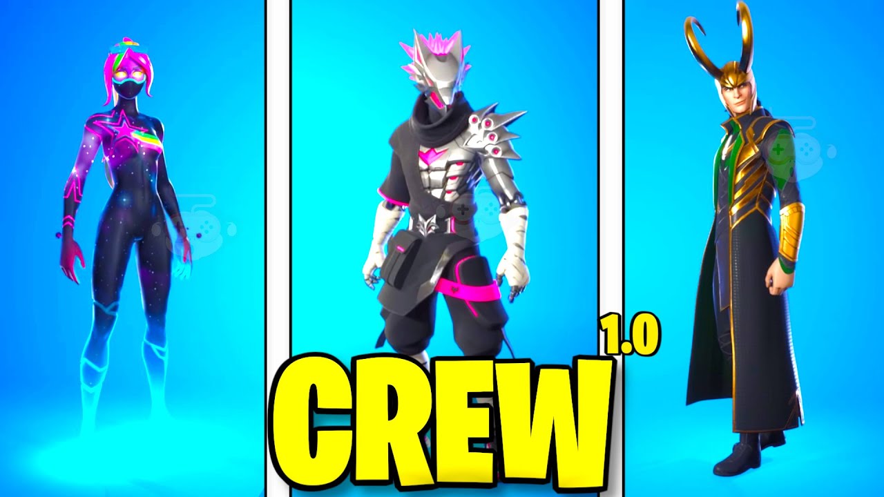 TUTTE LE SKIN DELLA CREW DALLA PEGGIORE ALLA MIGLIORE - YouTube