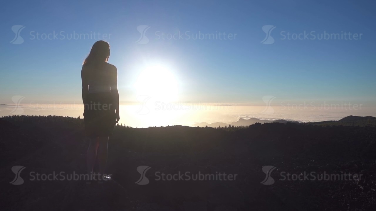 Woman Looking At The Sun - YouTube
