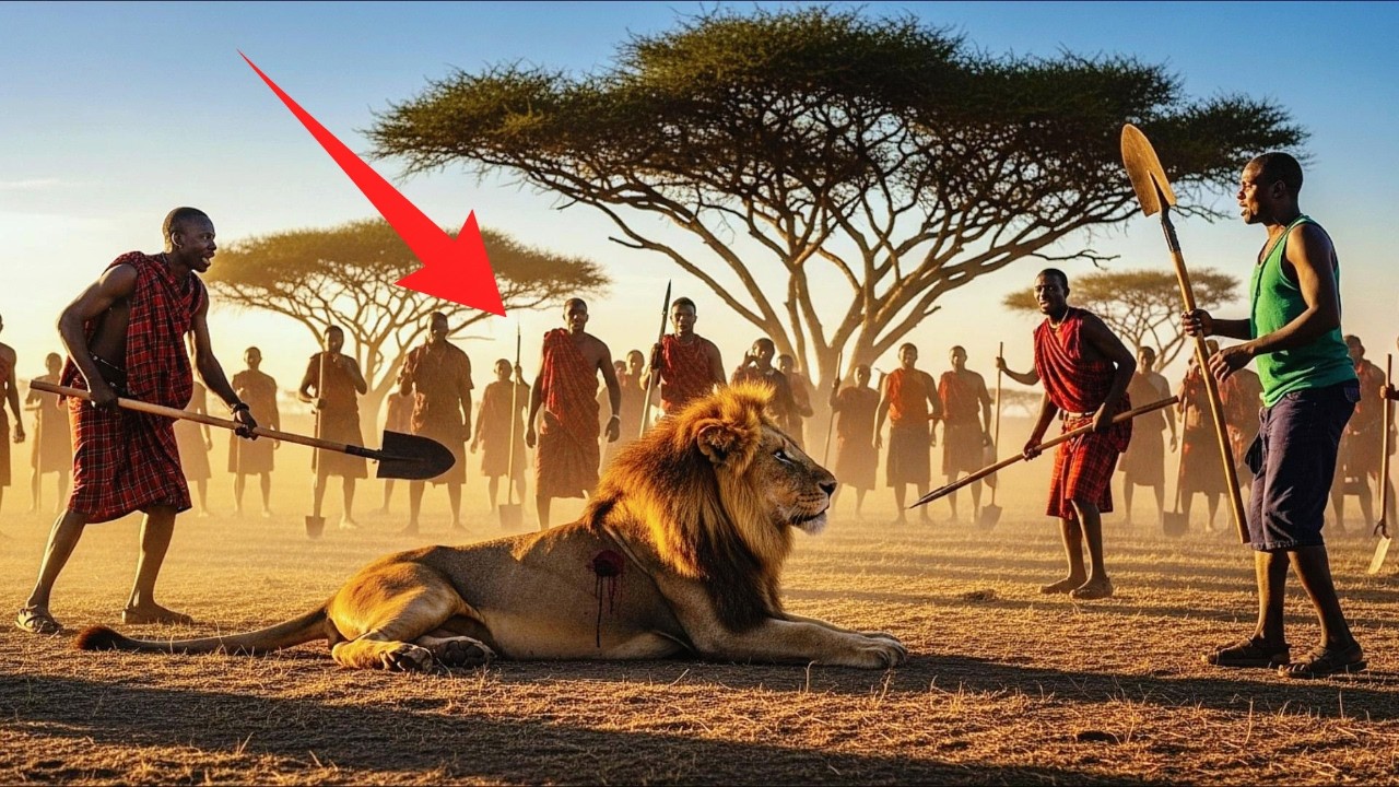 Un león herido confió en los humanos... y lo que ocurrió cambió todo ...