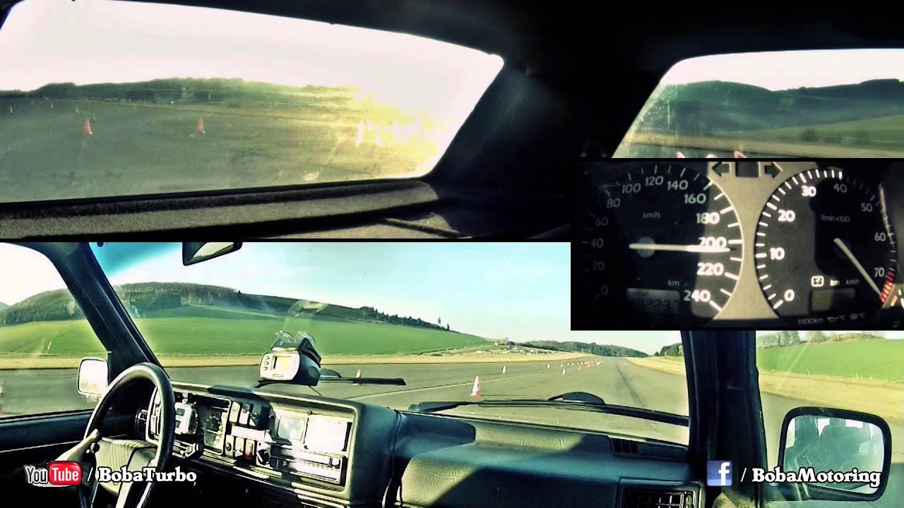 VW Golf Mk2 AWD 1150HP 0-250km/h onboard from Boba-Motoring - YouTube