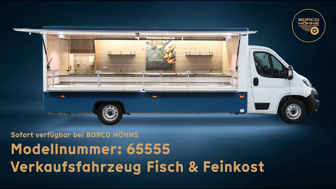 Leichtbau Verkaufsmobil Borco Höhns | Komm-Nr. 65555 - YouTube