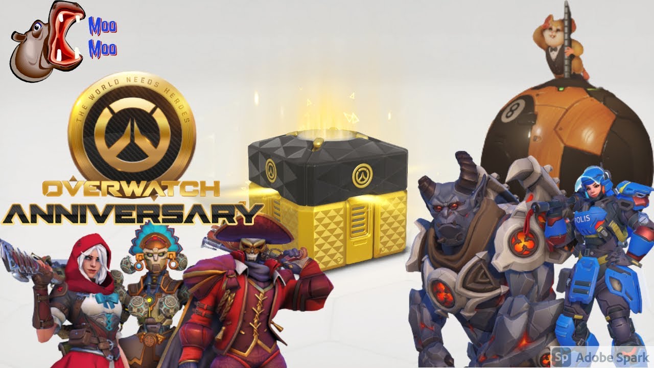 Saturday morning Overwatch PS4 Anniversary getting Hammy Skin hopefully ...