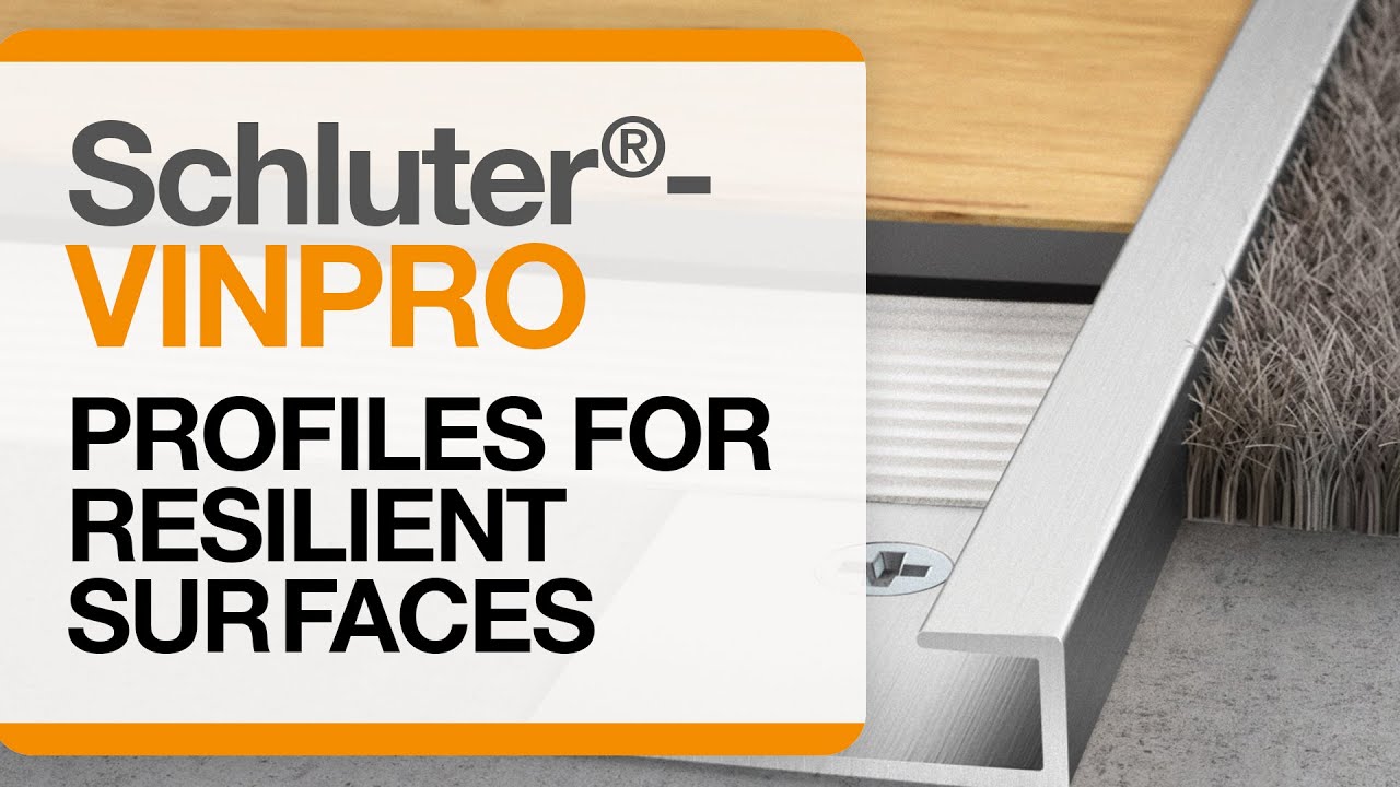 Schluter®-VINPRO: Profiles for resilient floor and wall coverings - YouTube