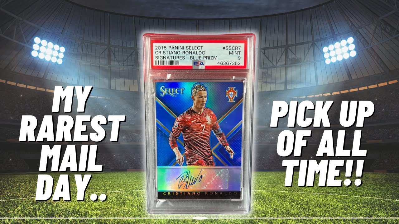 My rarest ever soccer card mail day!! Cristiano Ronaldo autograph card ...