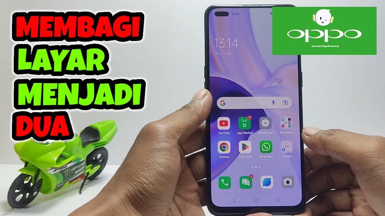 Cara Membagi Layar Menjadi 2 Di Hp Oppo - YouTube