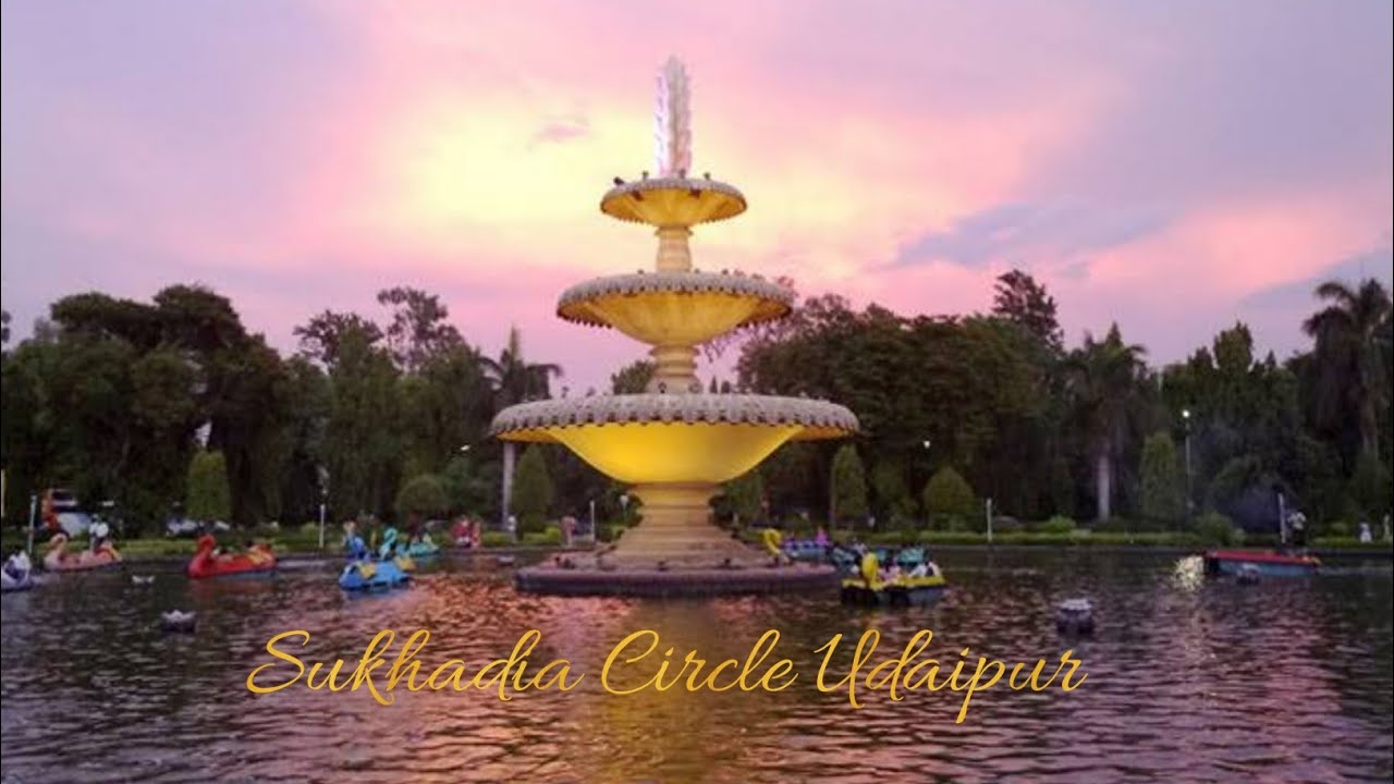 Sukhadia Circle Udaipur | Sukhadia Circle Fountain - YouTube