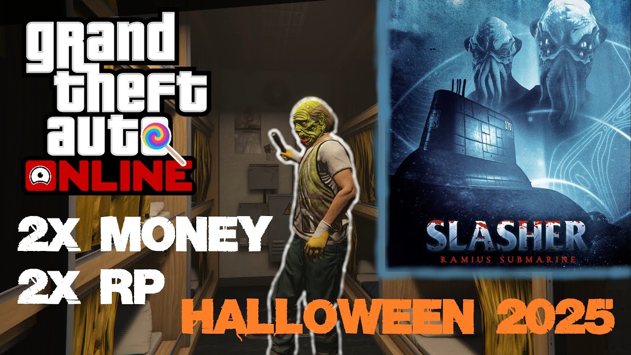 GTA Online: NEW Ramius Submarine Slasher Event | 2x GTA$ and RP Rewards ...