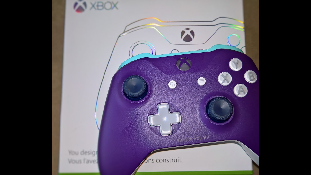 Xbox Design Lab Controller Unboxing/Comparison - YouTube