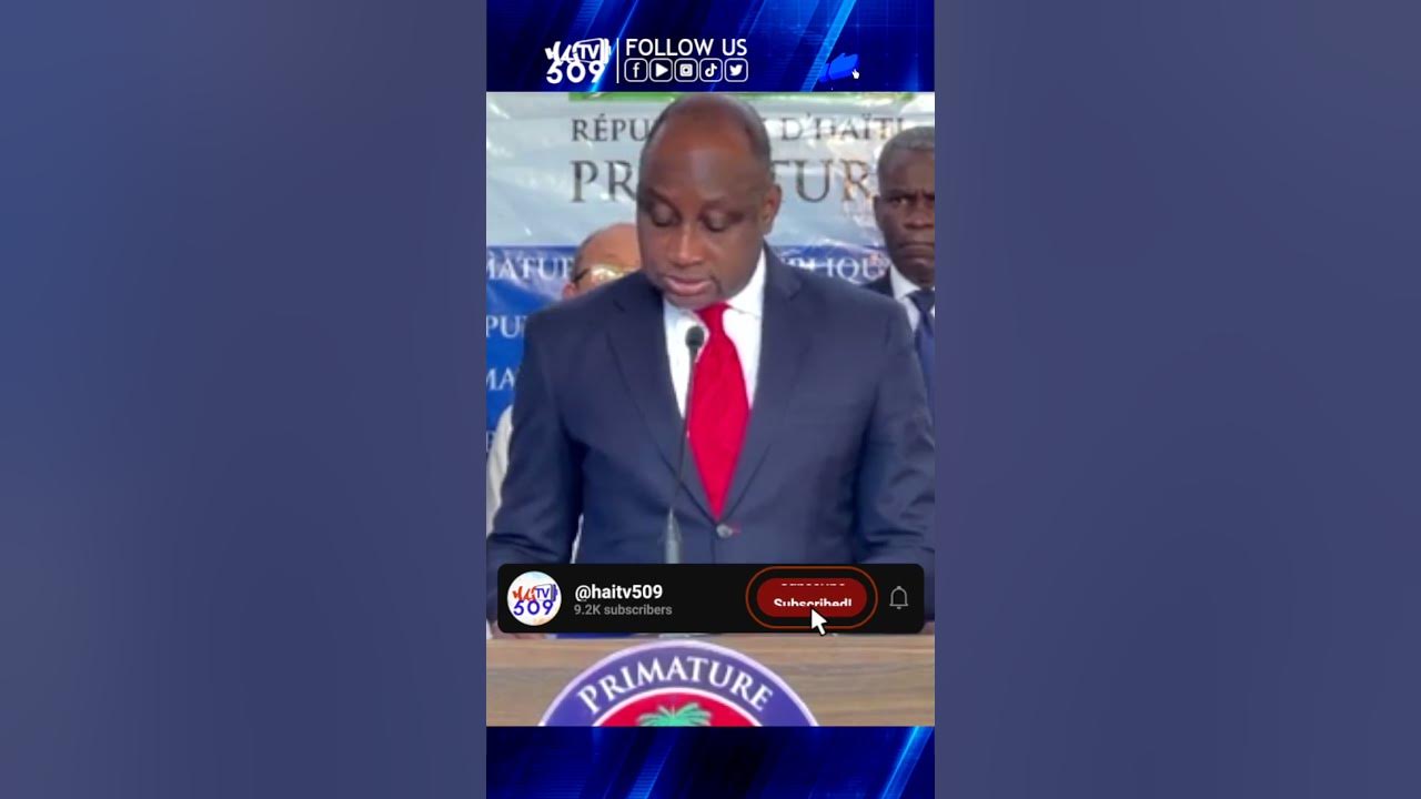 Ansyen DG PNH la Mario Andresol Kriye nan fen diskou li a #haiti #insécurité #shorts - YouTube