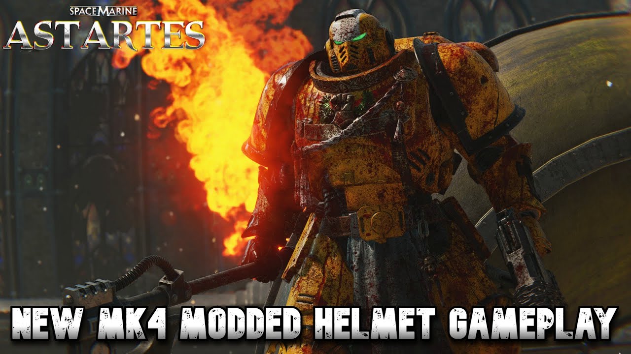 NEW MK4 HELMET for Space Marine 2!! MK4 Imperial Fist - Warhammer 40K ...