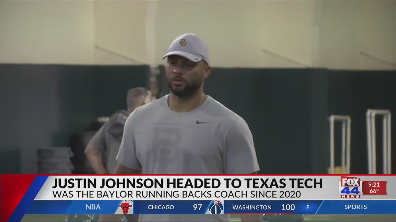 Texas Tech hires Baylor Running Backs Coach Justin Johnson - YouTube