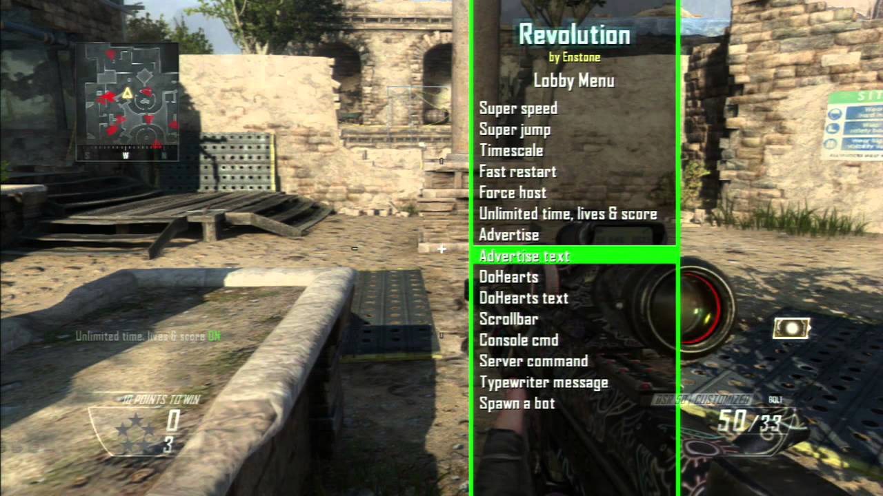 Revolution v1 DEX/CEX Mod Menu Bo2 1.18! - YouTube