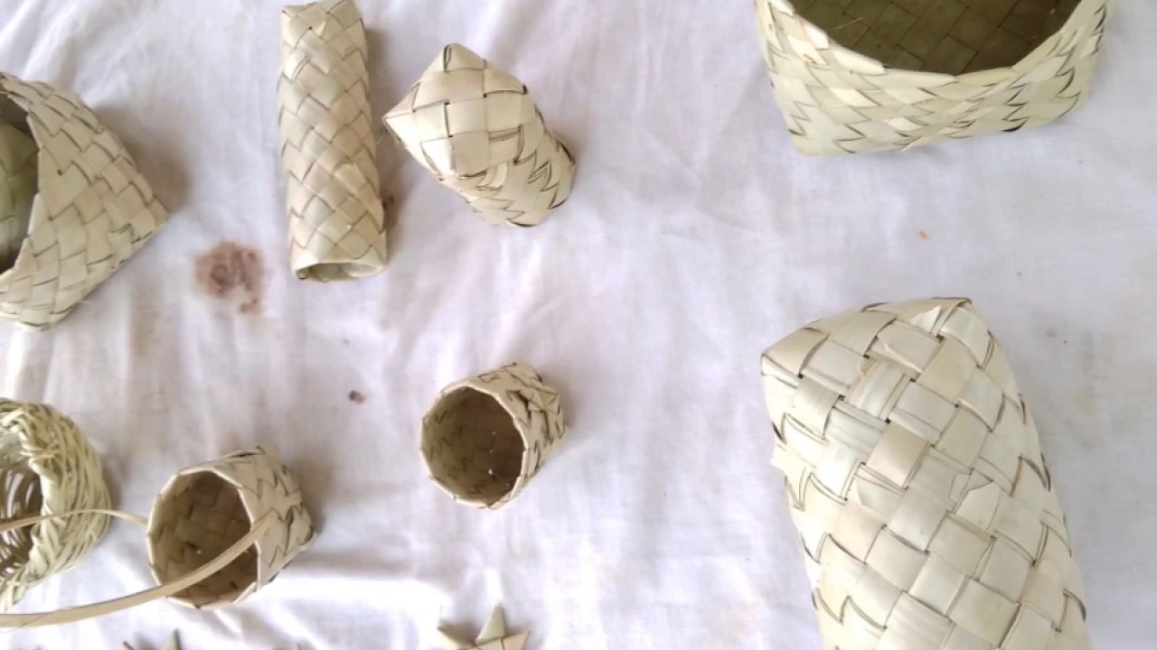 FP_015 பனை ஓலை பொருட்கள் பாகம்-15 | Palm leaf basket making | Panai ...