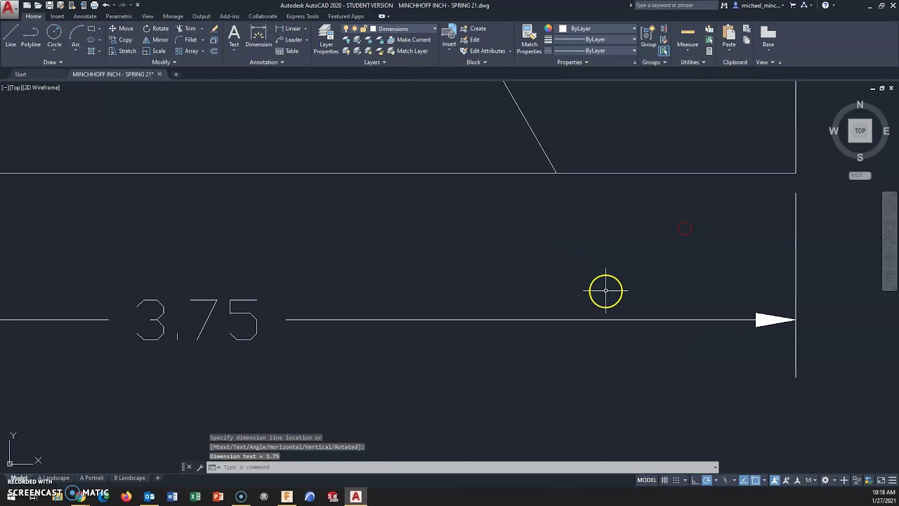 WEDGE SPACER - DIMENSIONING - YouTube