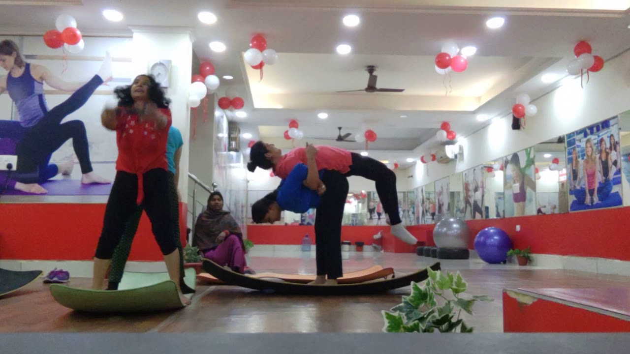 Fun steps fitness workout - YouTube