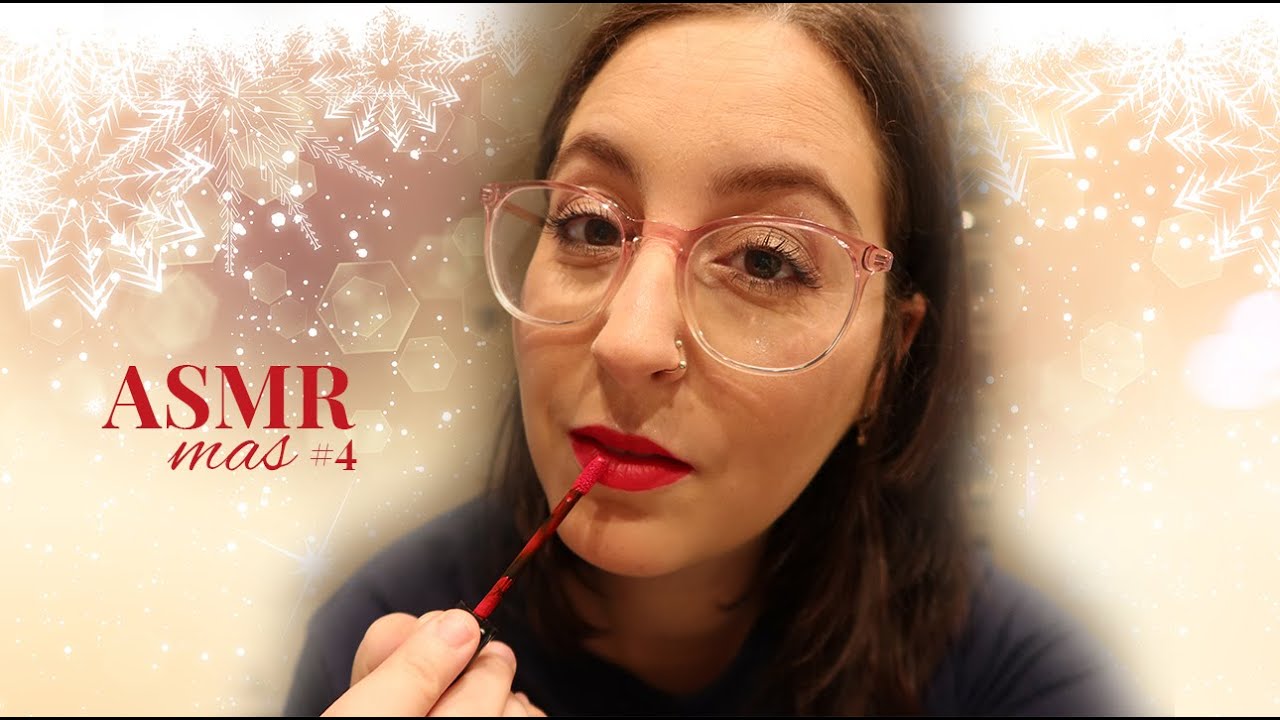 ASMR MAS | MAKE UP POUR LES FÊTES #1 - YouTube