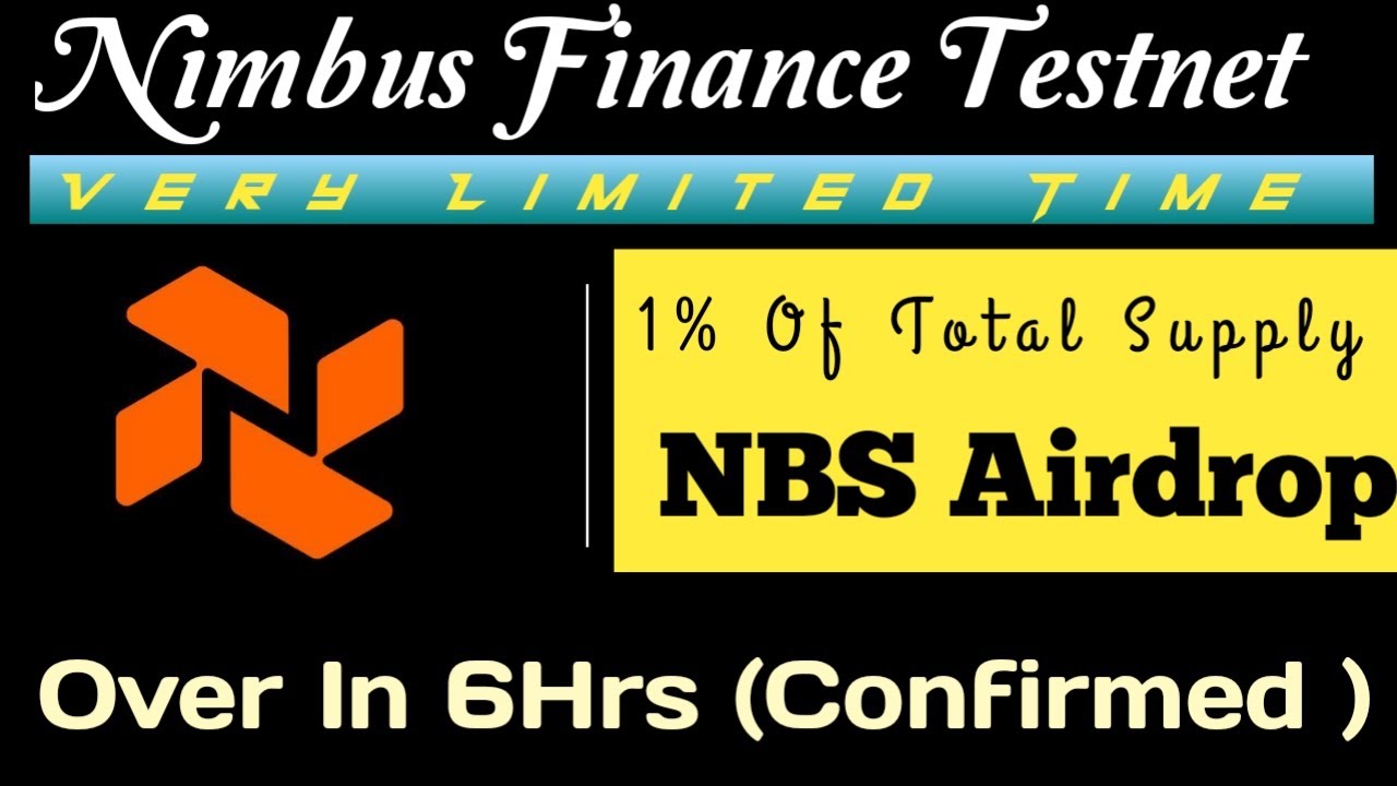 Nimbus Finance Testnet (Confirmed) | 1% Of Total Supply 🚀|| Very Very ...